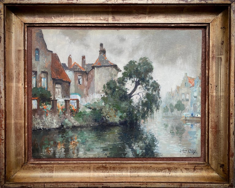 Celos Julien - "Bruges Canal View" by Celos Julien, Antwerp 1884 – 1953 ...