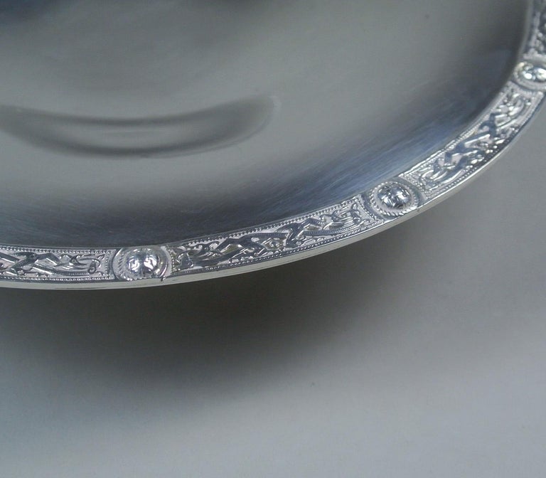 Celtic Dragon Silver Bon Bon Dish, London 1944, Wakely and Wheeler For ...