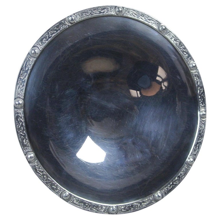 Celtic Dragon Silver Bon Bon Dish, London 1944, Wakely and Wheeler For ...