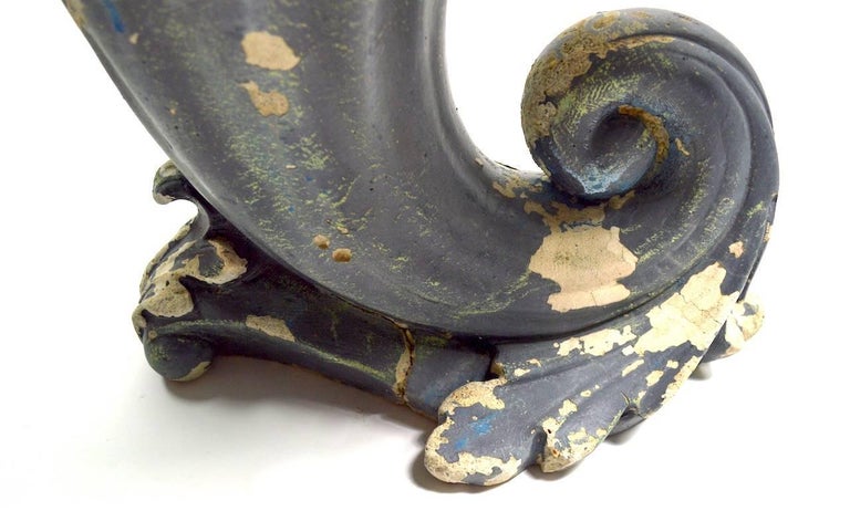 Cement Concrete Garden Cornucopia Planter at 1stDibs