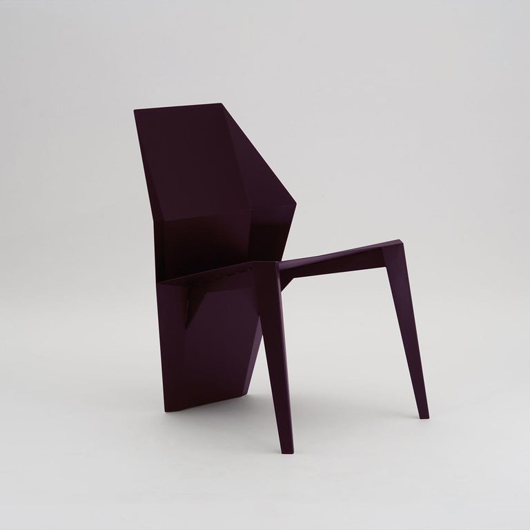 Centaurus Sculptural Chair with soft-touch powder coated finish For ...