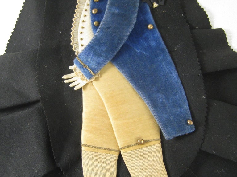 Centennial George Washington Textile Pen Wipe Antique Handmade Folk Art ...