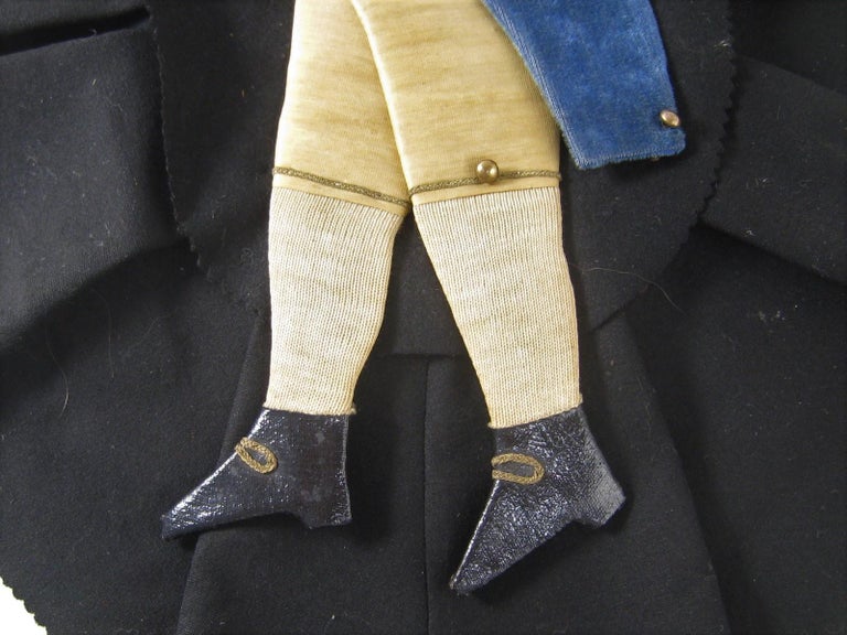 Centennial George Washington Textile Pen Wipe Antique Handmade Folk Art ...