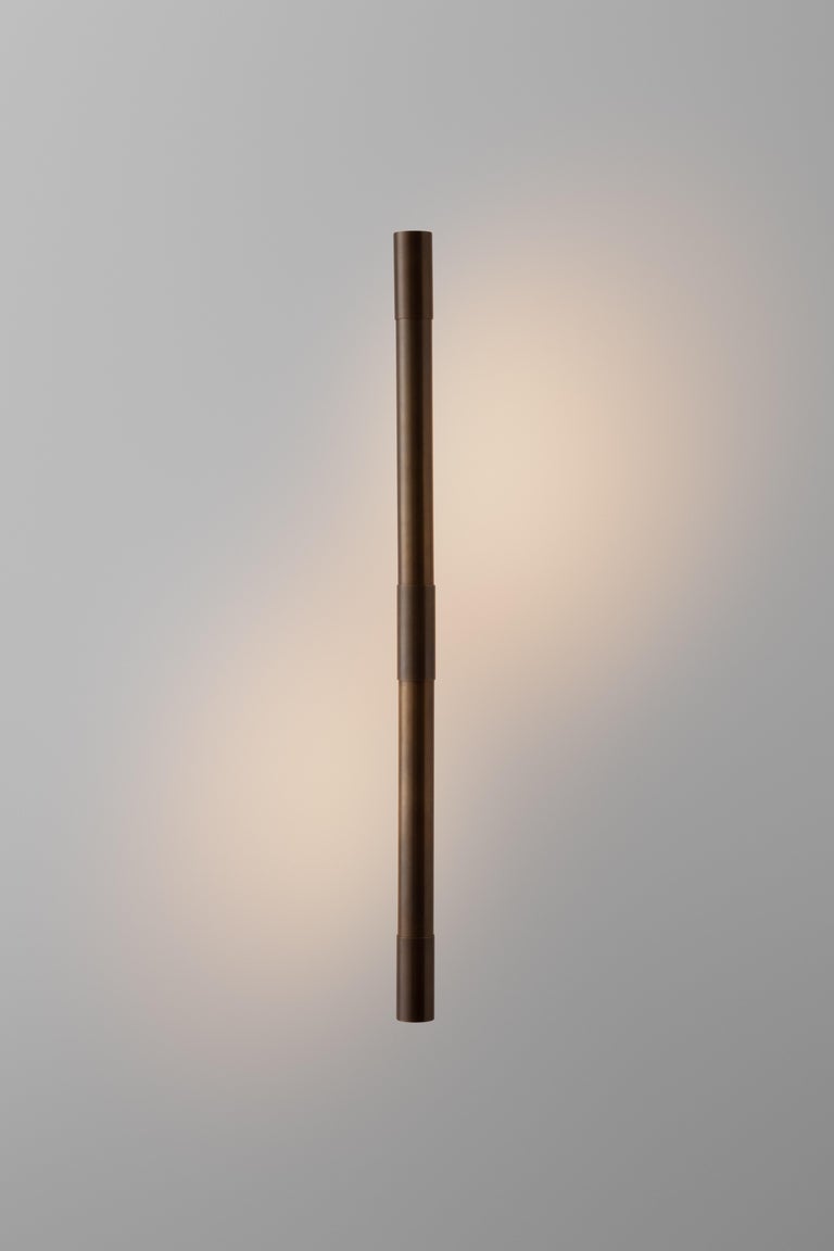 Customizable Center-Mount Picture Light Adjustable Minimal Brass Linear ...