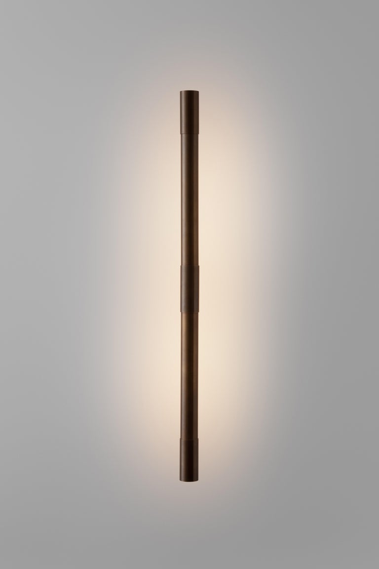Customizable Center-Mount Picture Light Adjustable Minimal Brass Linear ...