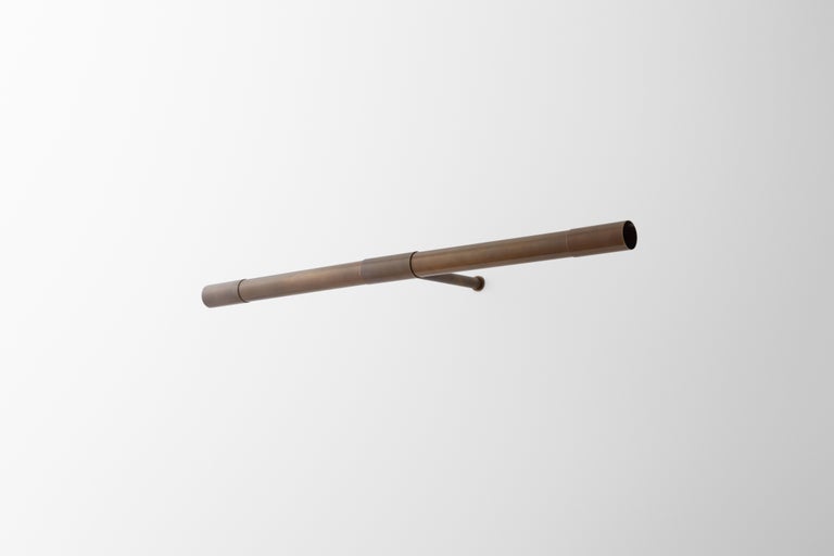 Customizable Center-Mount Picture Light Adjustable Minimal Brass Linear ...