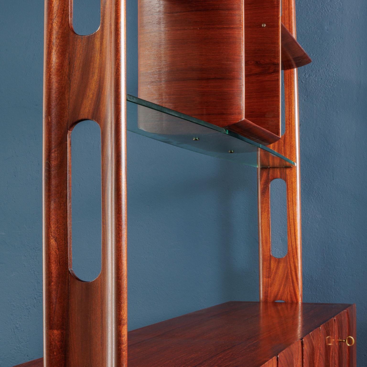 Central 1950s Bookcase For Sale at 1stDibs