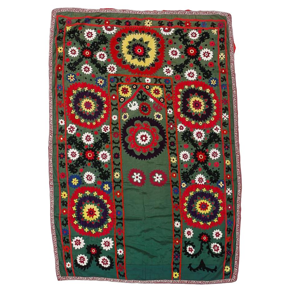 Central Asian Embroidered Textile, “Suzani”, Mid 20th Century For Sale ...