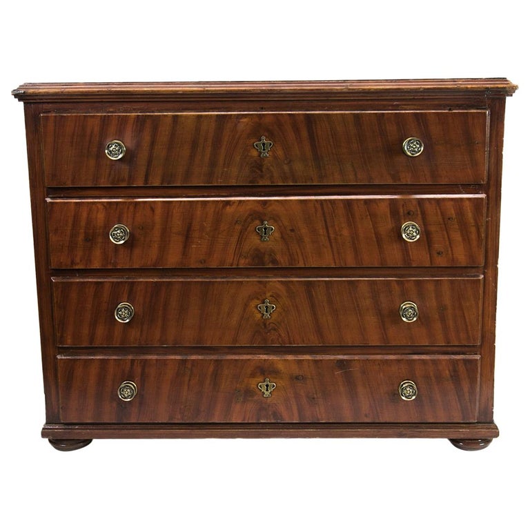 Central European Faux Painted Chest For Sale at 1stDibs