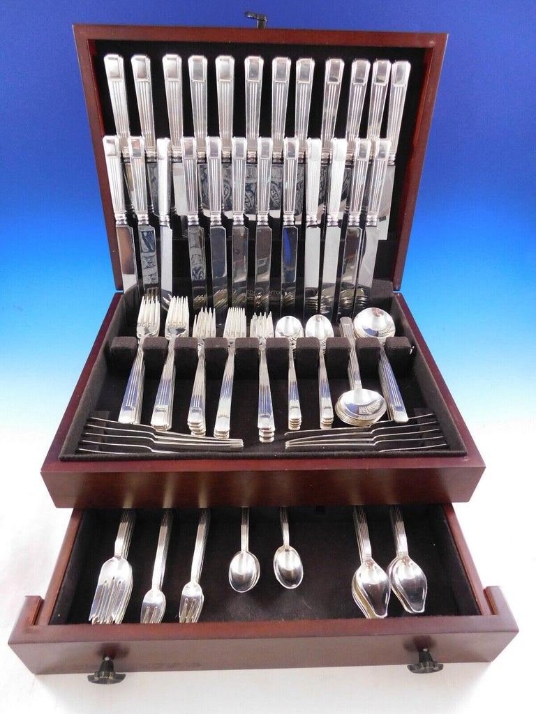 Century by Tiffany and Co. Sterling Silver Flatware Set Service 132 Pcs ...