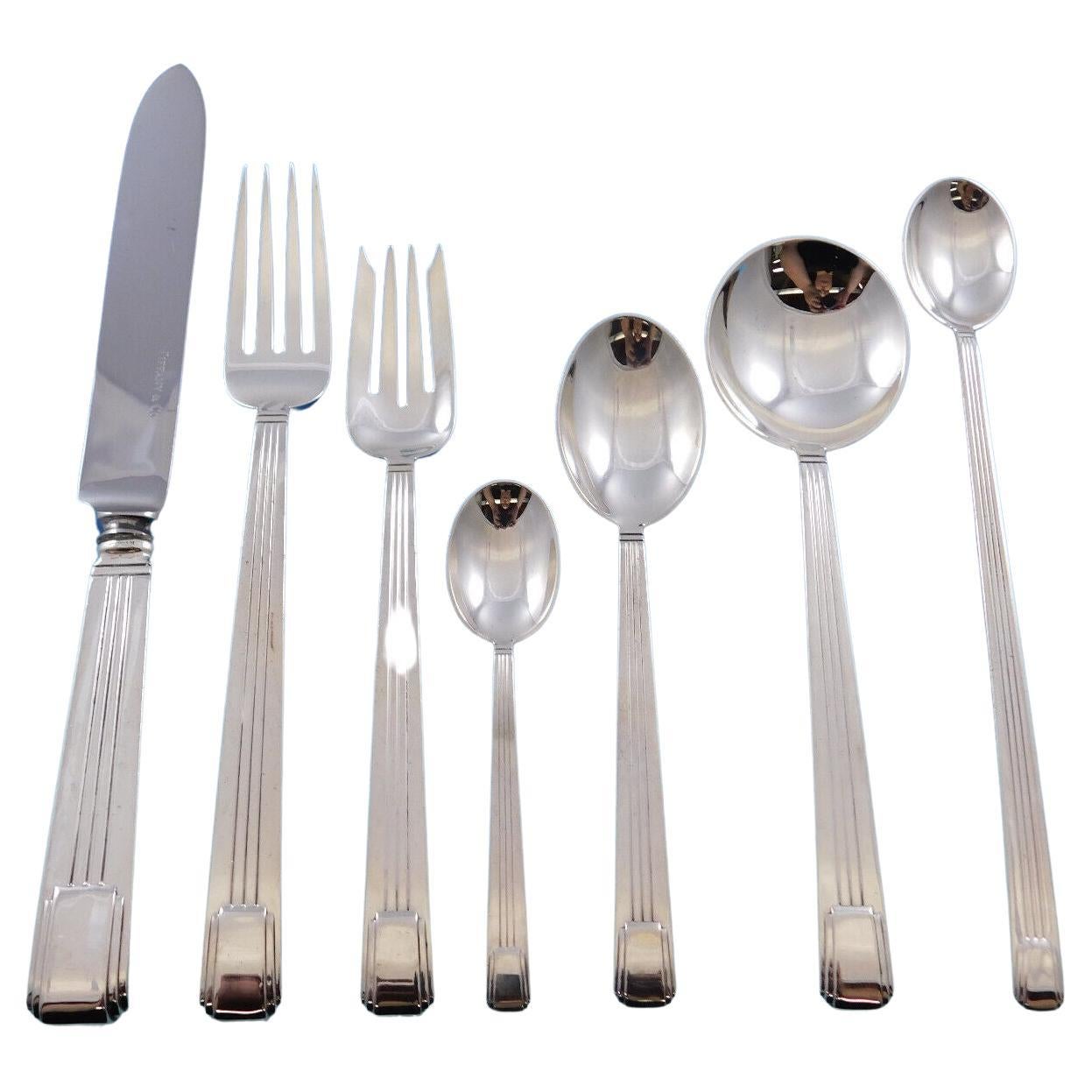 Regal Vienna Vermeil Flatware Silver Service for 18 Guest in Campaign ...