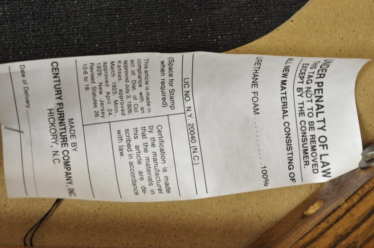 Century Furniture Co Capuan Biedermier Dining Chairs with Serpent Arm ...