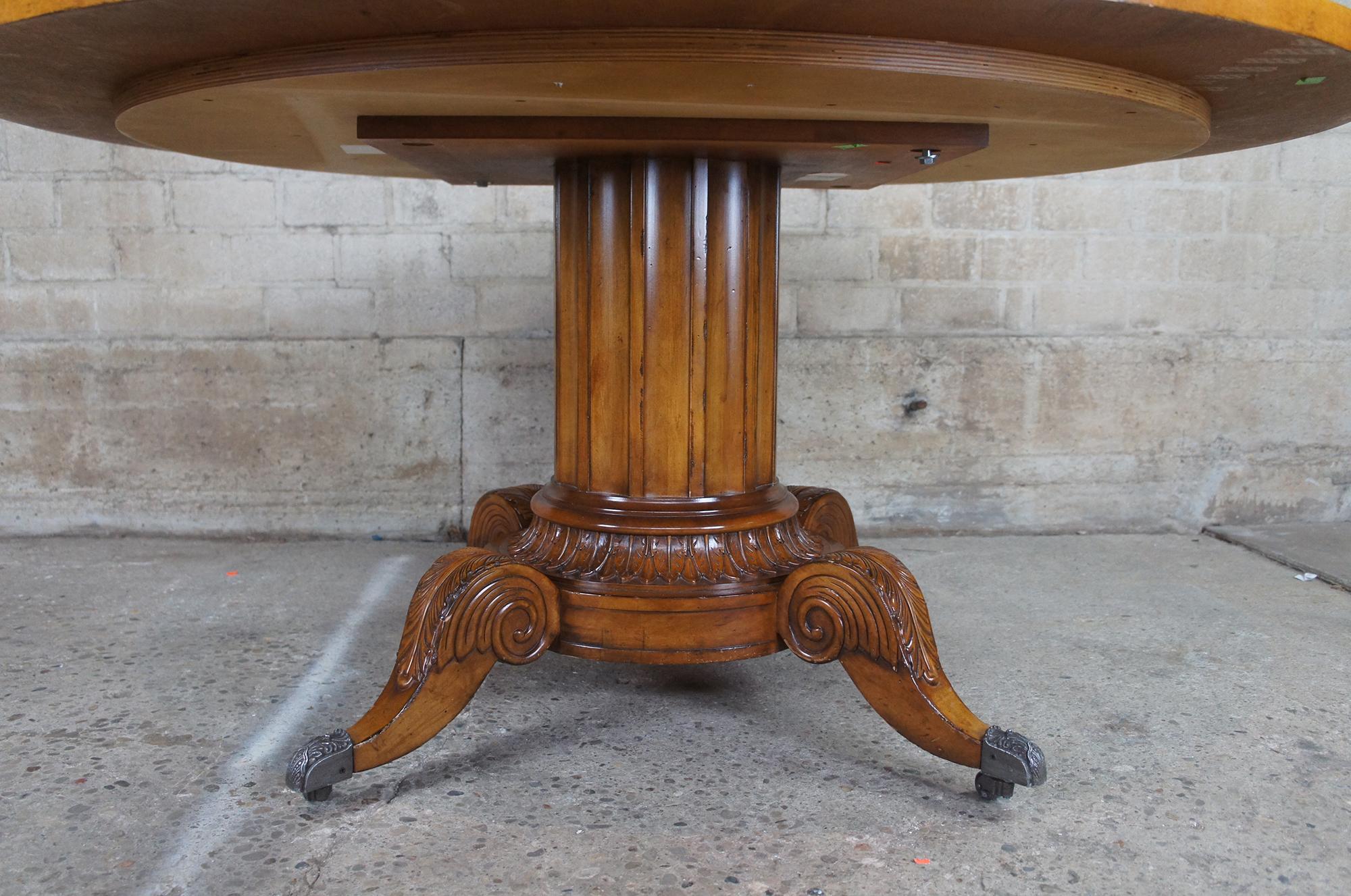 Century Furniture Maple Norfolk Round Pedestal Dining Table 53-307B at ...