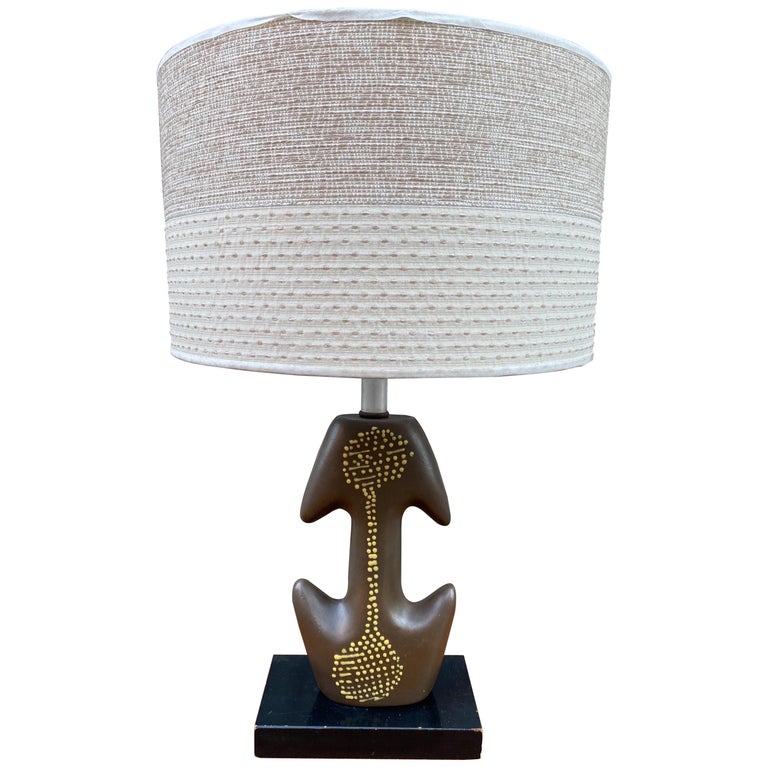 Ceramic Abstract Table Lamp For Sale at 1stDibs