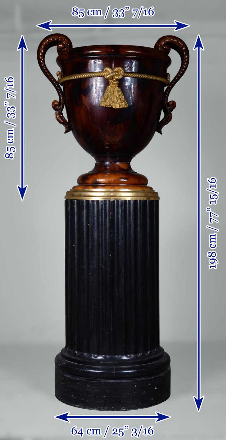 Ceramic and Bronze Vase, 19th Century For Sale at 1stDibs
