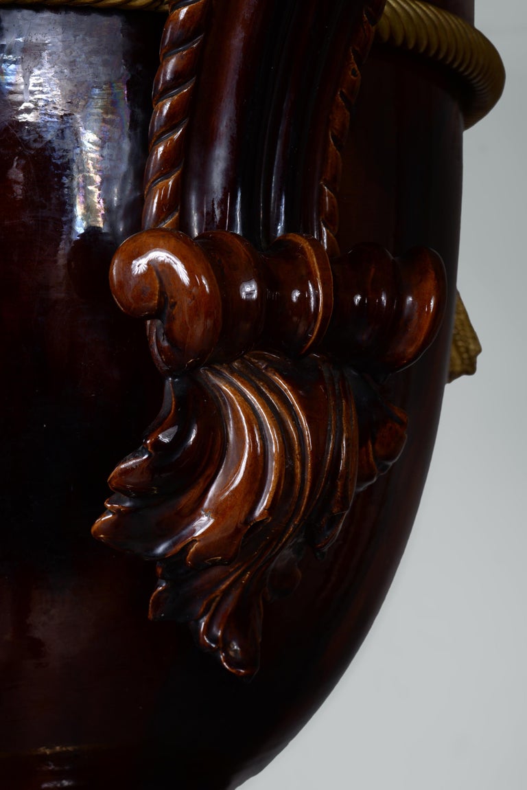 Ceramic and Bronze Vase, 19th Century For Sale at 1stDibs