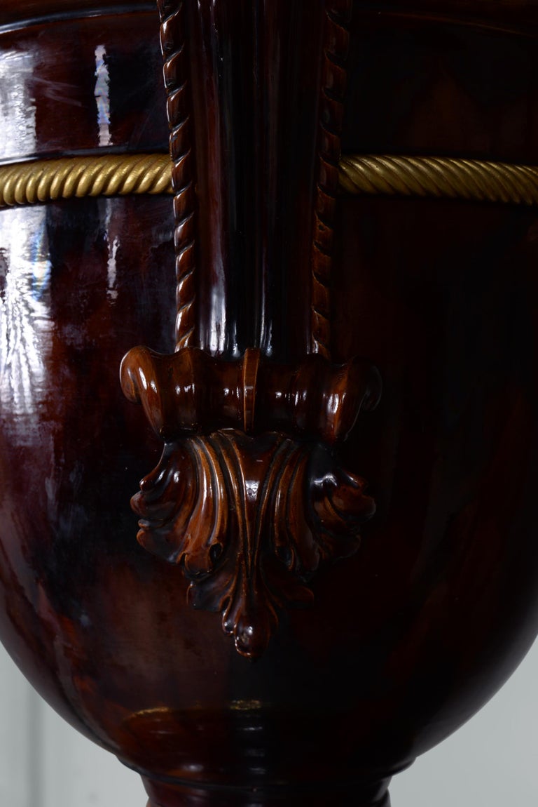 Ceramic and Bronze Vase, 19th Century For Sale at 1stDibs