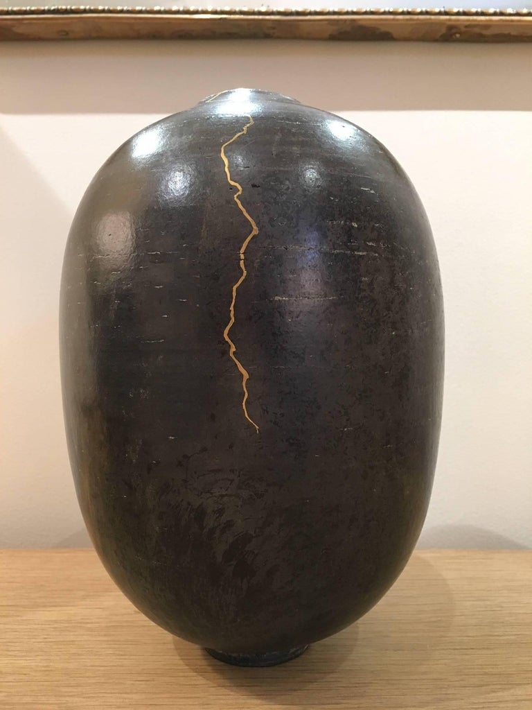 Ceramic and Kintsugi Vase by Karen Swami at 1stDibs