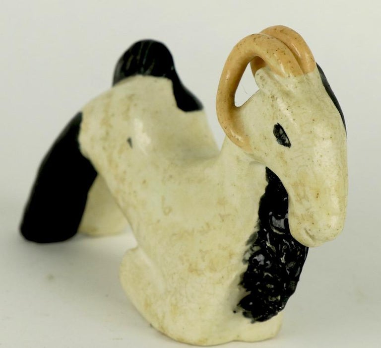 Ceramic Art Pottery Goat Attributed to Vienna Wiener Werkstatte at 1stDibs