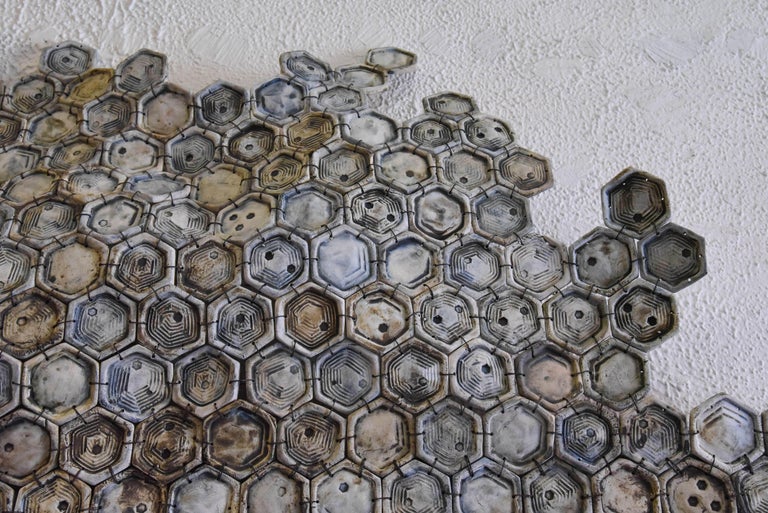 Ceramic Bee Hive Wall Hanging Piece, 2018 Clay Wall Decoration at ...