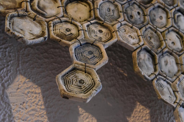 Ceramic Bee Hive Wall Hanging Piece, 2018 Clay Wall Decoration at ...