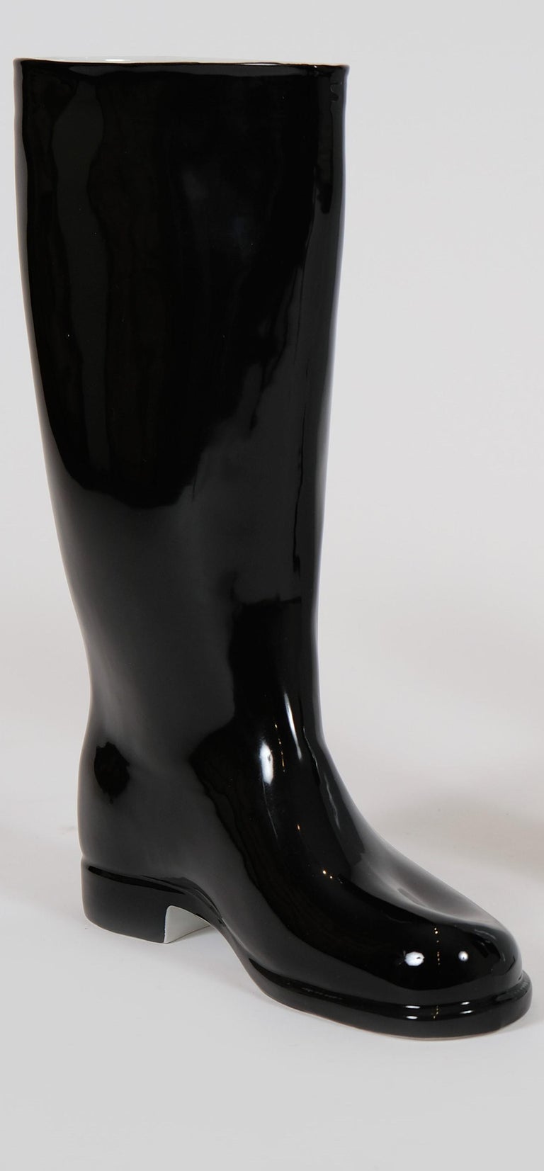 Ceramic Boot Sculptures by Czech Artist For Sale at 1stDibs