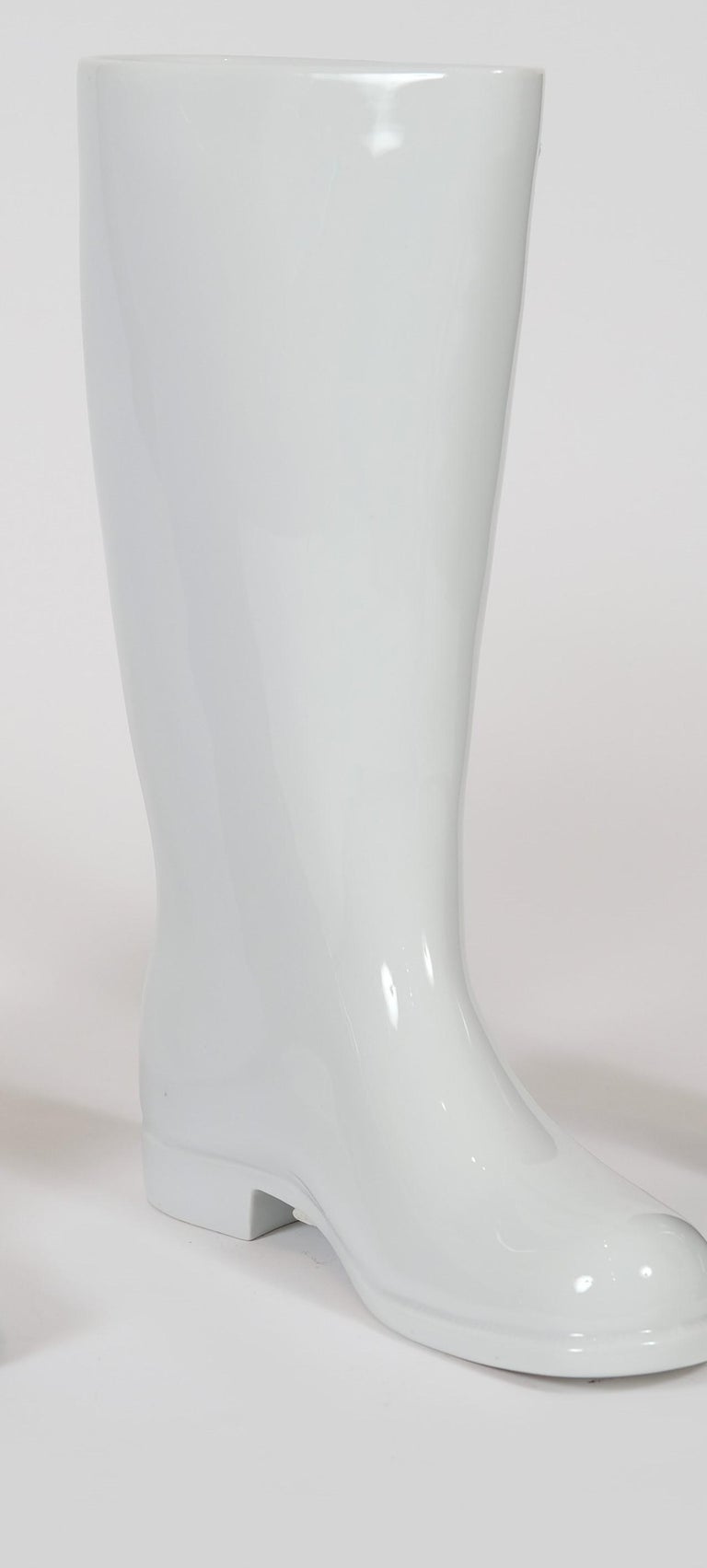 Ceramic Boot Sculptures by Czech Artist For Sale at 1stDibs