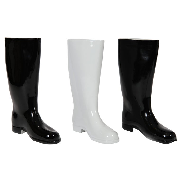 Ceramic Boot Sculptures by Czech Artist For Sale at 1stDibs