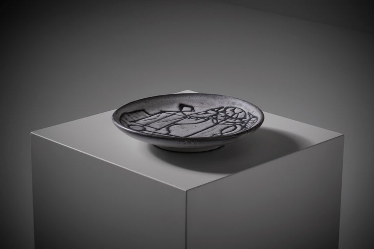Ceramic Bowl by Jacques Pouchain for Atelier Dieulefit, France, 1950s ...