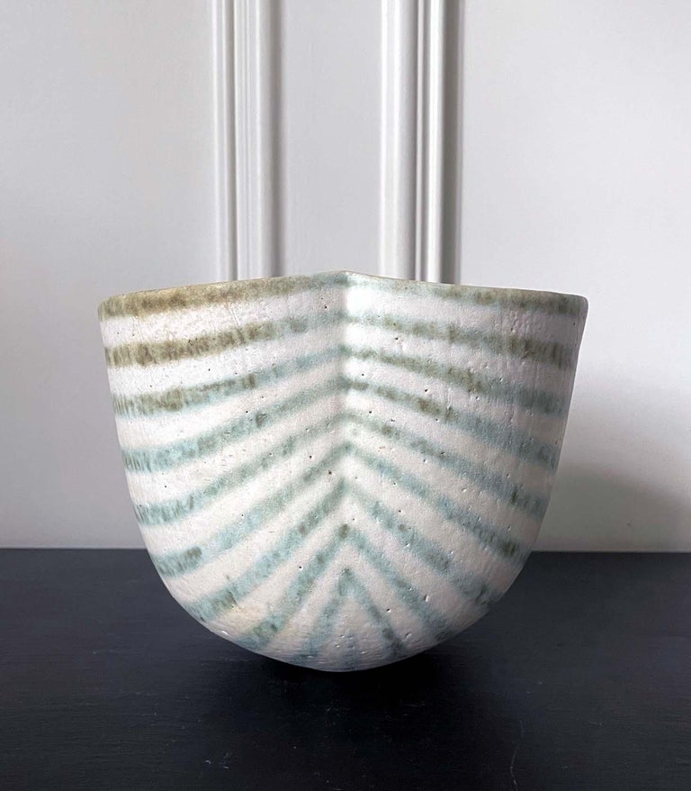Ceramic Bowl-Shape Vessel by British Studio Potter John Ward For Sale ...
