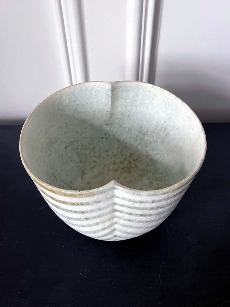 Ceramic Bowl-Shape Vessel by British Studio Potter John Ward For Sale ...