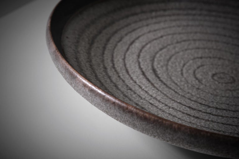 Ceramic Bowl with Circular Pattern by Carlo Zauli, Italy, 1960s For ...