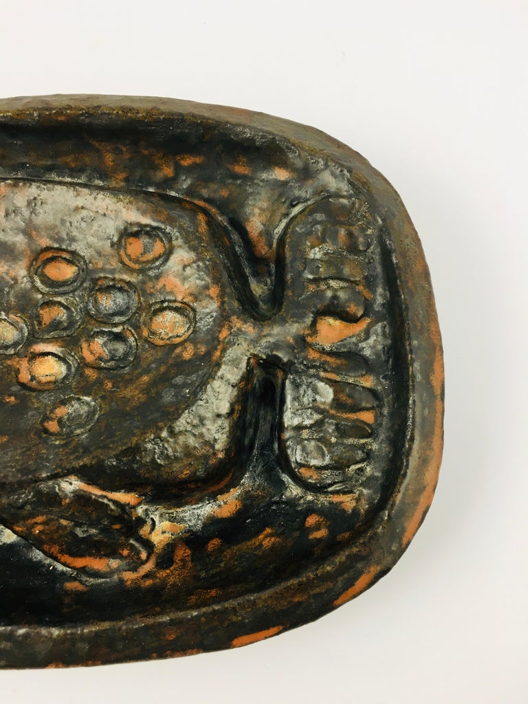 Ceramic Fish Motive Pocket Emptier / Key Tray, Hungary 1960s For Sale ...