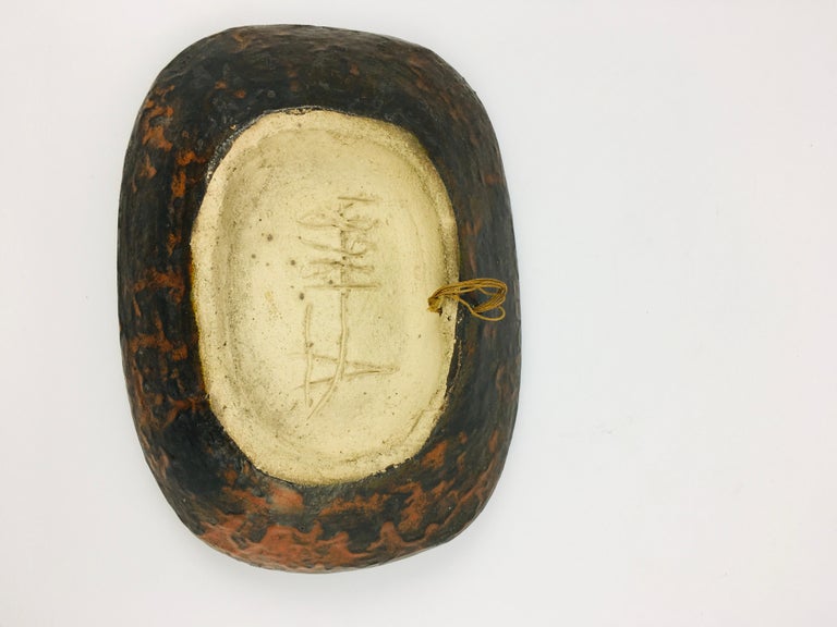 Ceramic bowl with fish motive by Gulya Végváry 1968 For Sale at 1stDibs