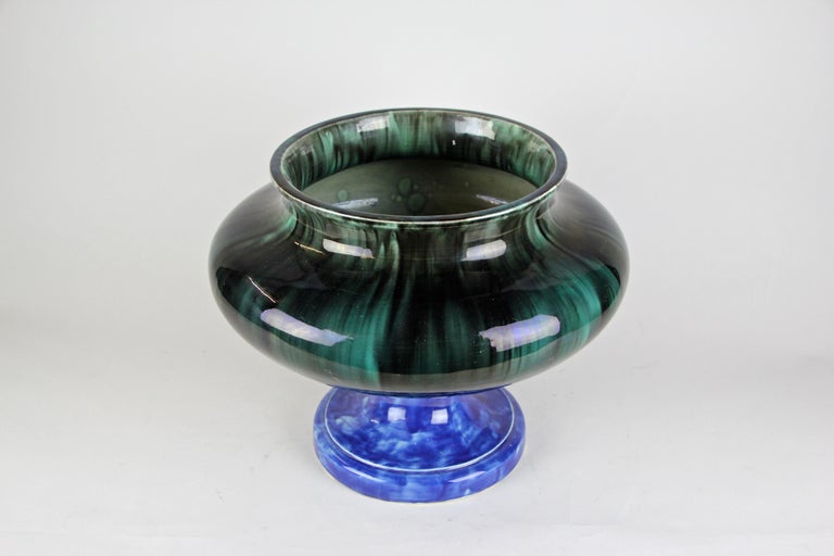 Ceramic Cachepot by Ceramiques Decoratives de Hasselt, Belgium, circa ...