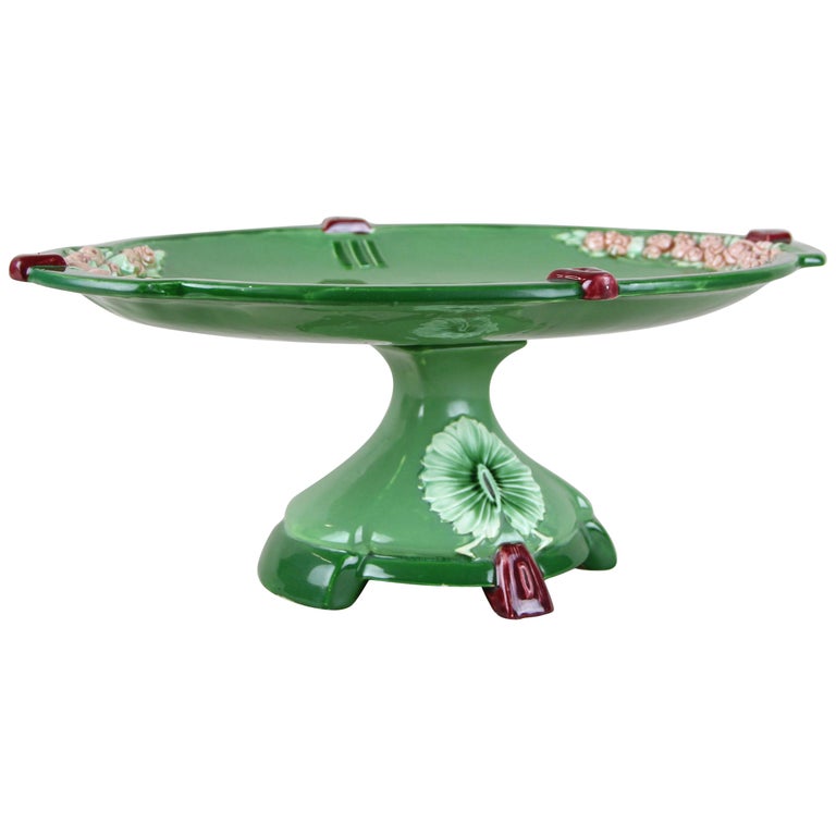 Ceramic Centerpiece by Eichwald, Bohemia circa 1910 For Sale at 1stDibs