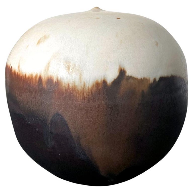 Ceramic Closed Form Pot by Toshiko Takaezu For Sale at 1stDibs