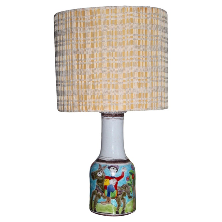 Ceramic DeSimone Italy Table Lamp For Sale at 1stDibs