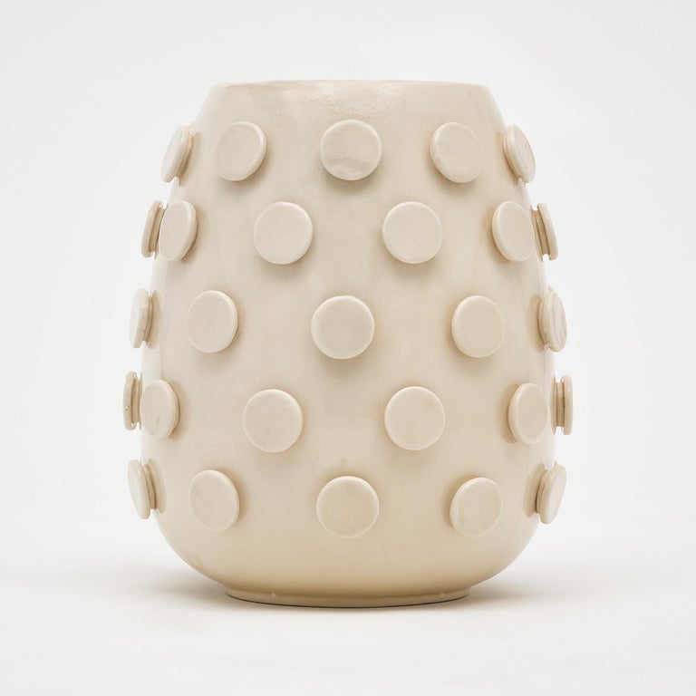 Ceramic Dotted Italian Vases For Sale at 1stDibs