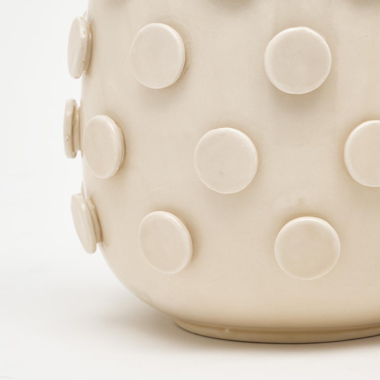 Ceramic Dotted Italian Vases For Sale at 1stDibs