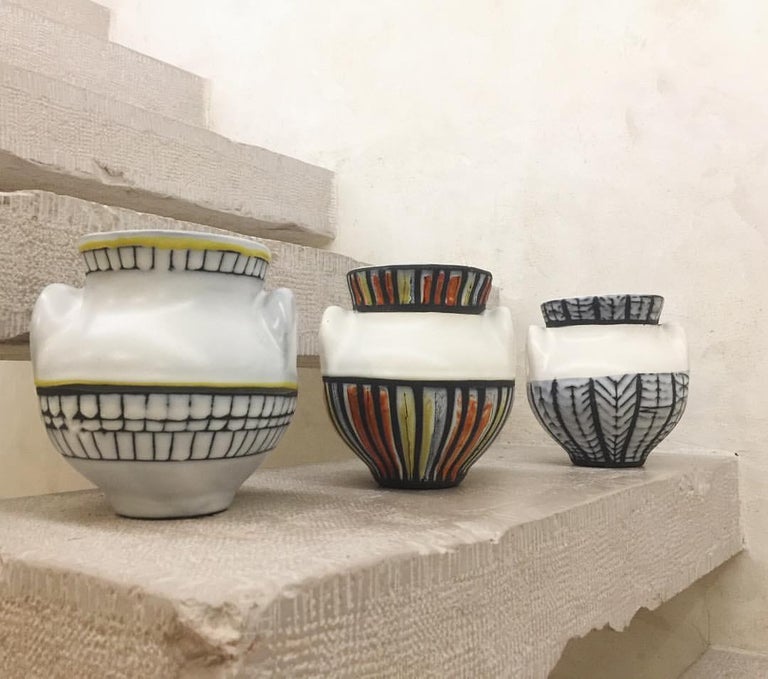Ceramic 'Eared' Vase (Vase à Oreilles) by Roger Capron, Vallauris ...