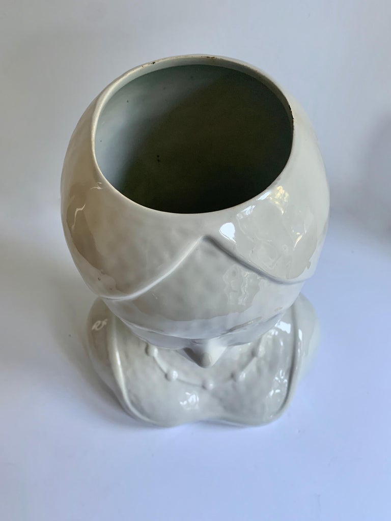 Ceramic Female Head Planter at 1stDibs | ceramic head planter