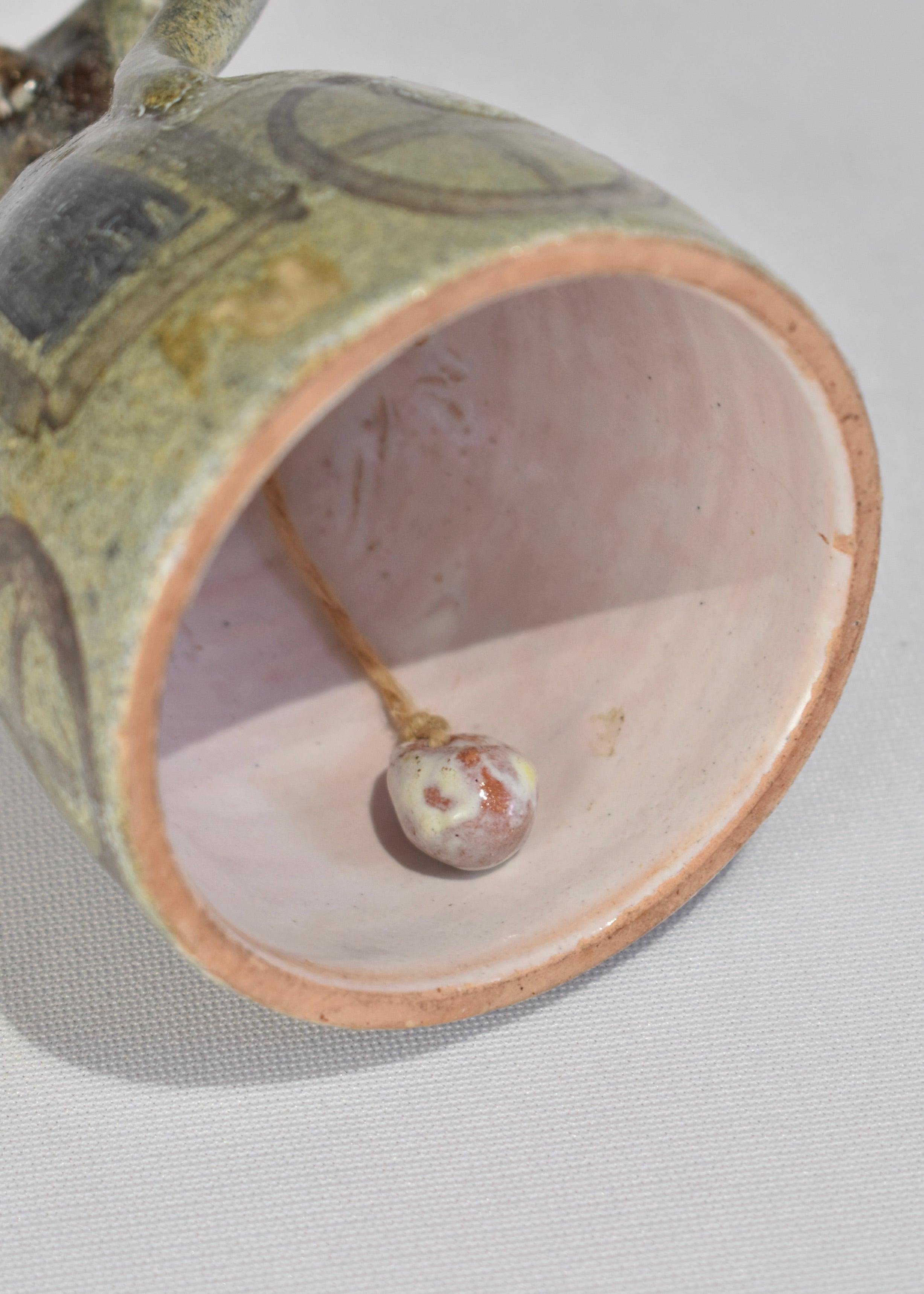 Ceramic Figure Bell at 1stDibs