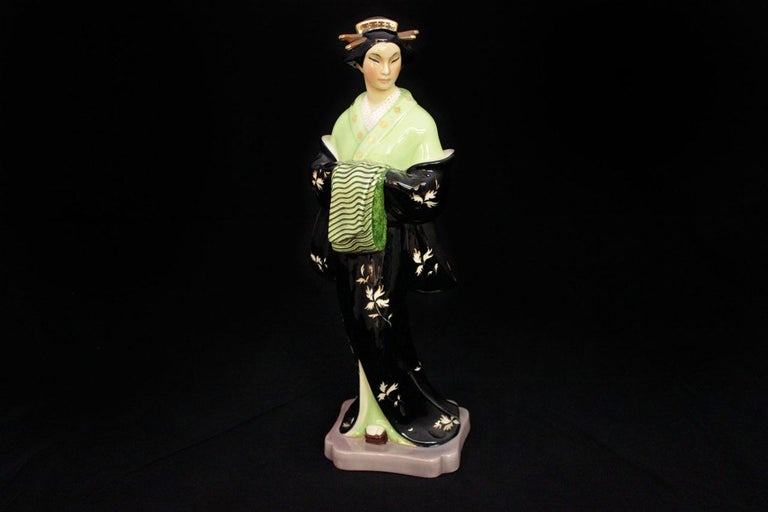 Ceramic Figurines from BiGi Torino, 1940s, Set of 2 at 1stDibs