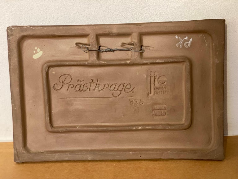 Ceramic Flower Tile Designed by Aimo Nietosvuori for Jie Gantofta ...