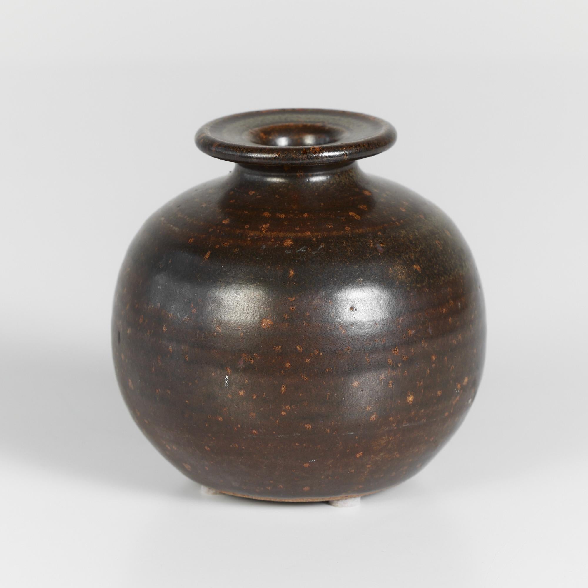 Ceramic Glazed Bud Vase by Tom McMillin For Sale at 1stDibs