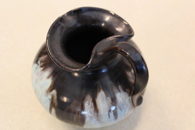 Ceramic Glazed ‘Mobach Utrecht’ Jug, Signed For Sale at 1stDibs
