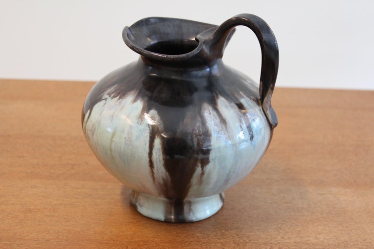 Ceramic Glazed ‘Mobach Utrecht’ Jug, Signed For Sale at 1stDibs