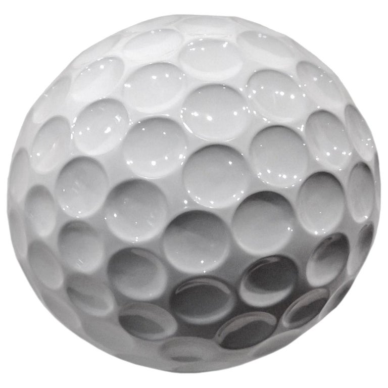 Ceramic Golf Ball "Albatros" Handcrafted in White by Gabriella B. Made ...
