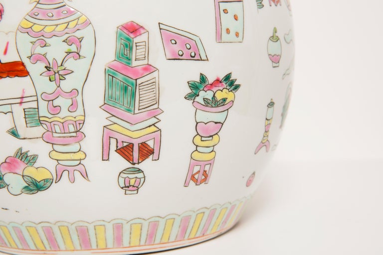 Ceramic Hand Painted Vase Candy Box, 20th Century, Europe, 1960s For ...